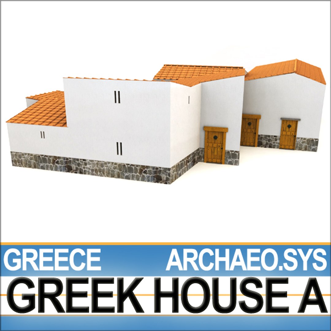3d Ancient Greek House Interiors Model