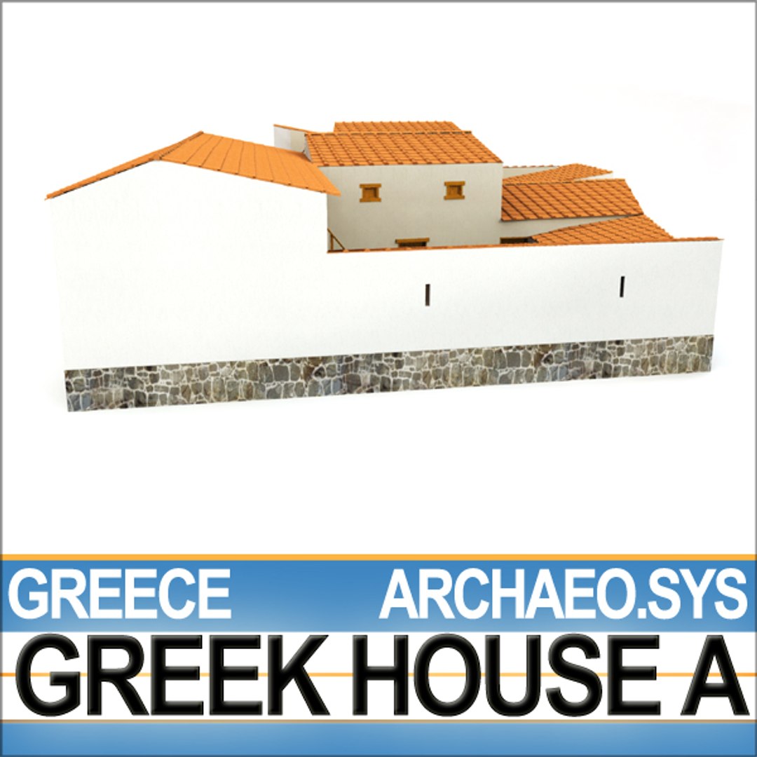 3d Ancient Greek House Interiors Model