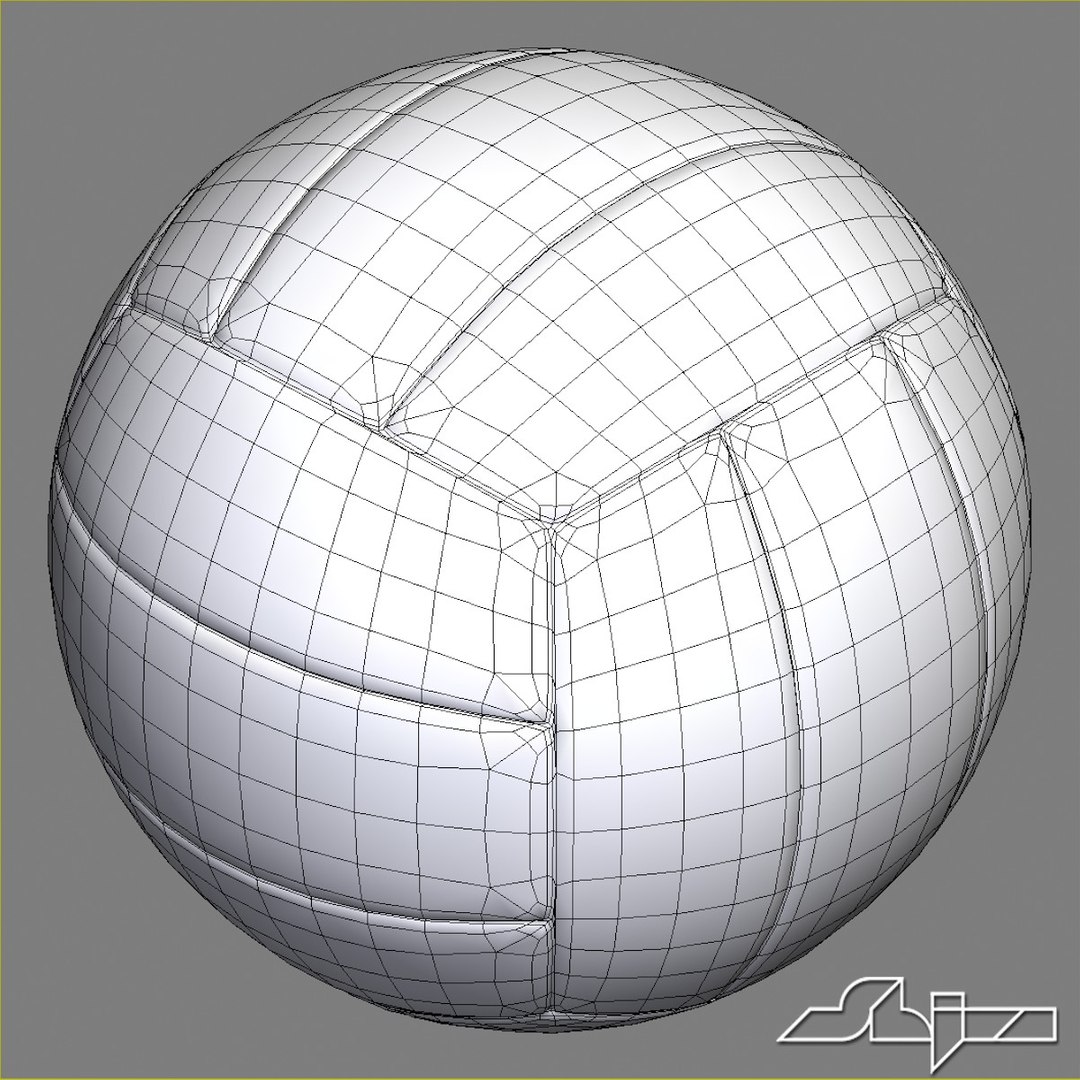3d model of volleyball 2