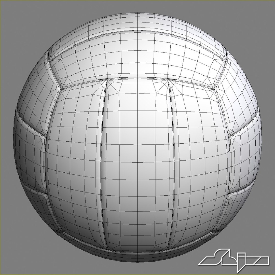 3d model of volleyball 2