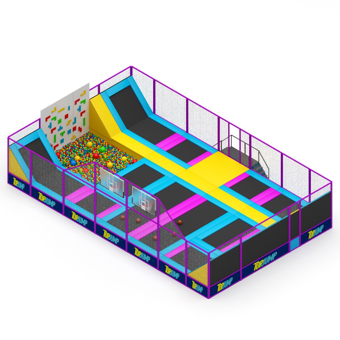 Trampoline 3D Model - TurboSquid 1772608