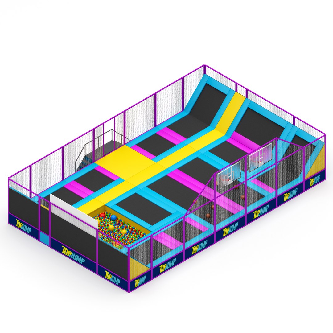 Trampoline 3D Model - TurboSquid 1772608