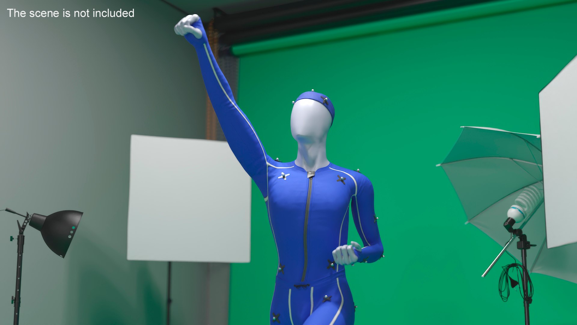 3D Motion Capture Suit Blue Rigged - TurboSquid 2293481