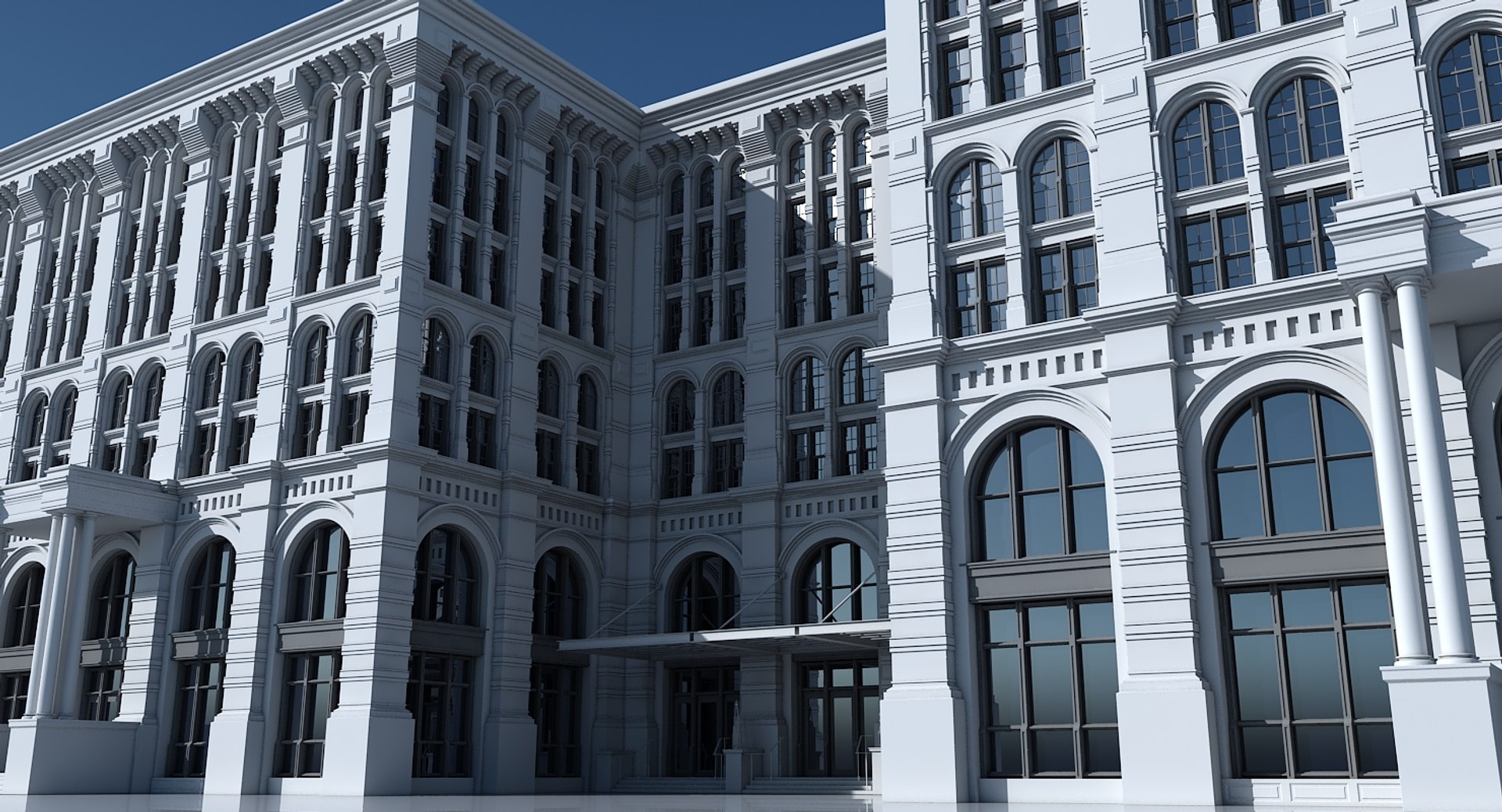 3D Tenement Building Facades - TurboSquid 1303462