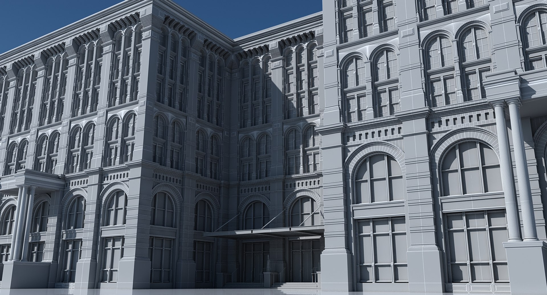 3D Tenement Building Facades - TurboSquid 1303462