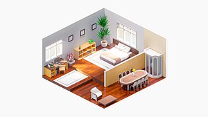 Dining Room Interior OBJ Models for Download | TurboSquid