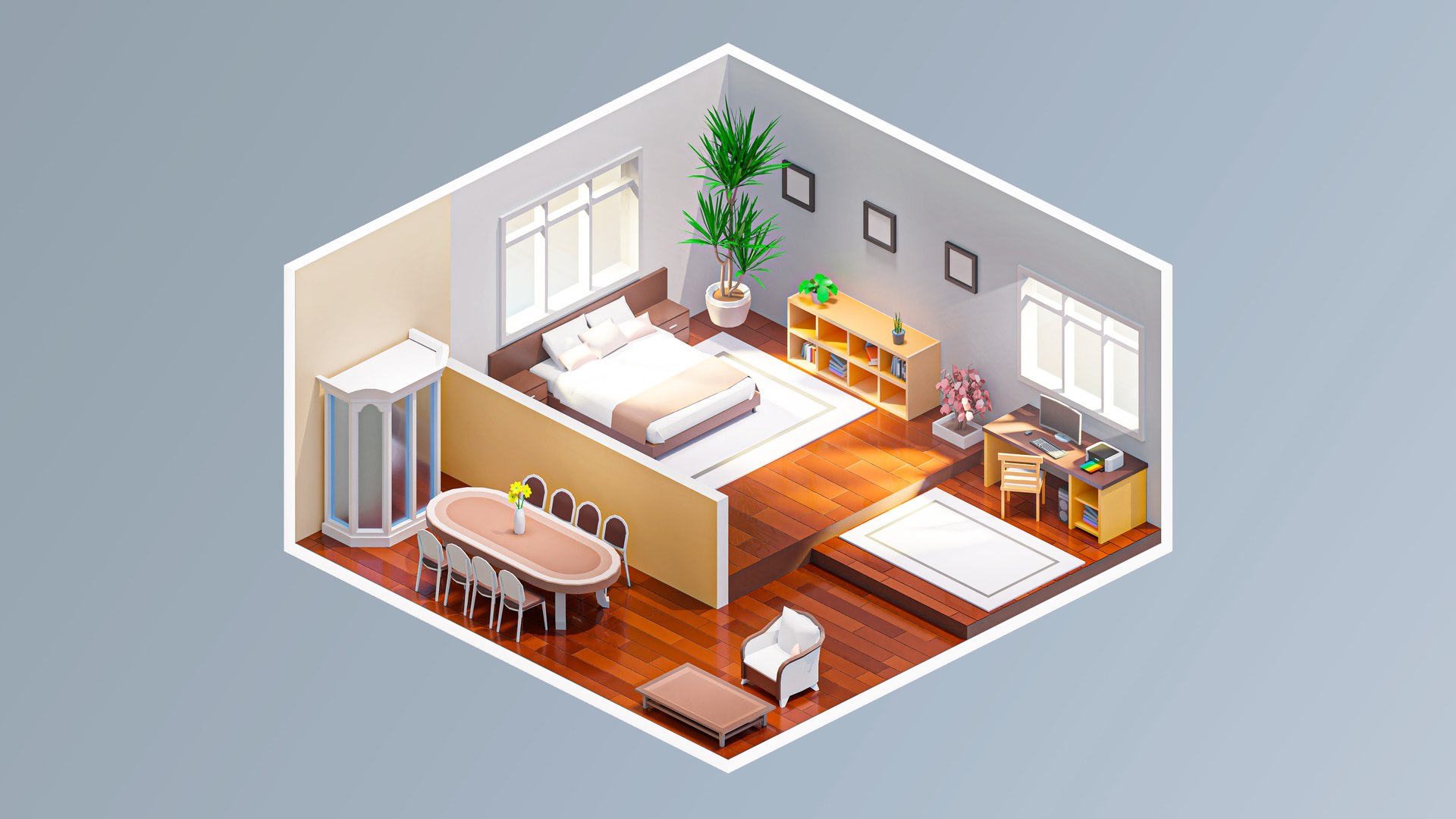 Room 77 3D model - TurboSquid 2155504