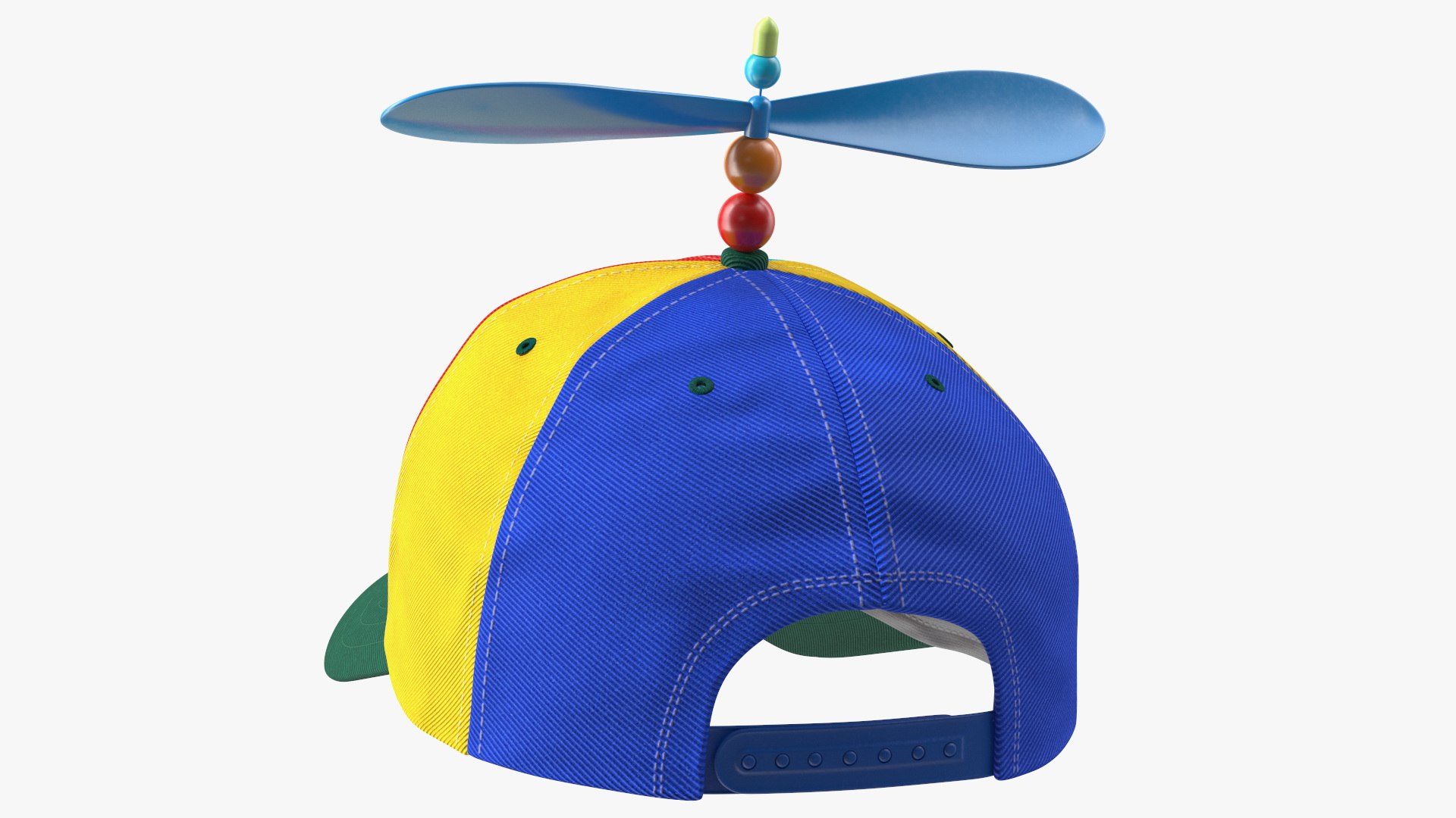 Multi Colored Propeller Cap model - TurboSquid 1784326