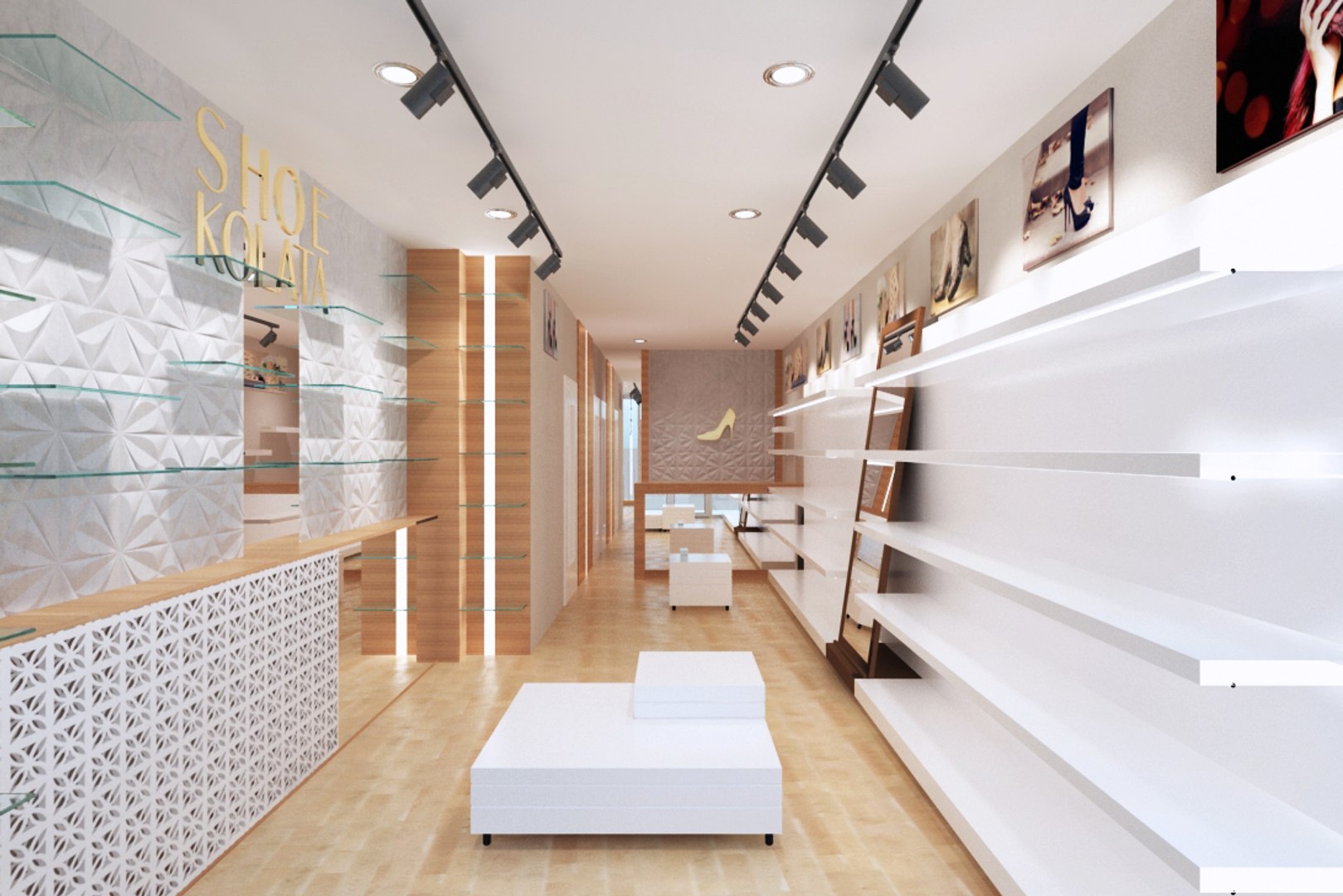 Shoe Store Shop 3D Model - TurboSquid 1401611