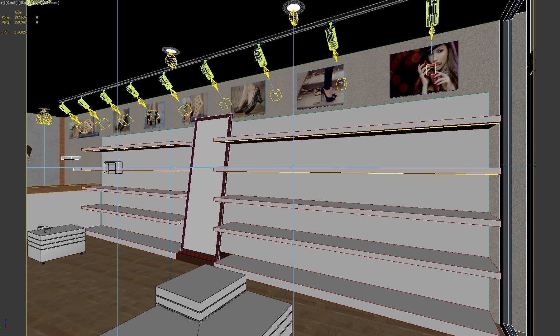 Shoe Store Shop 3D Model - TurboSquid 1401611