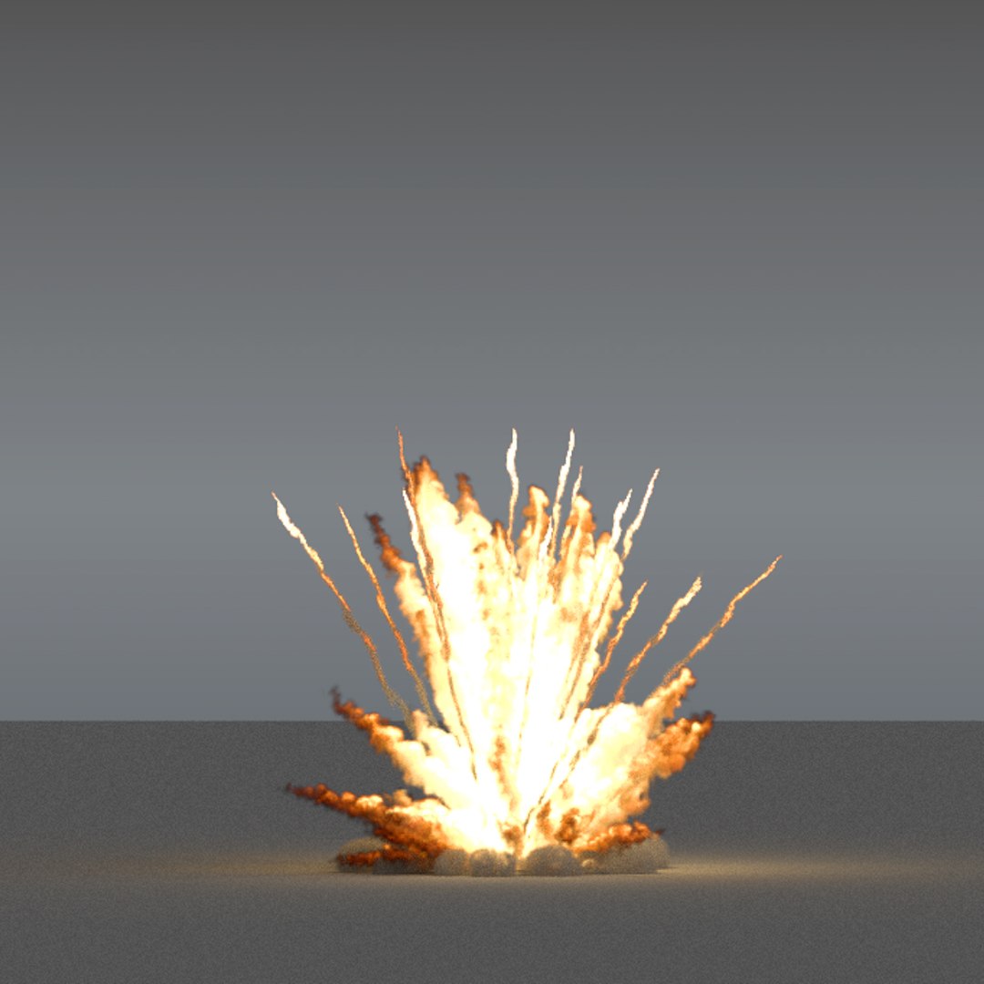 Ground Explosion Trails 04 - Vdb 3D Model - TurboSquid 2228249