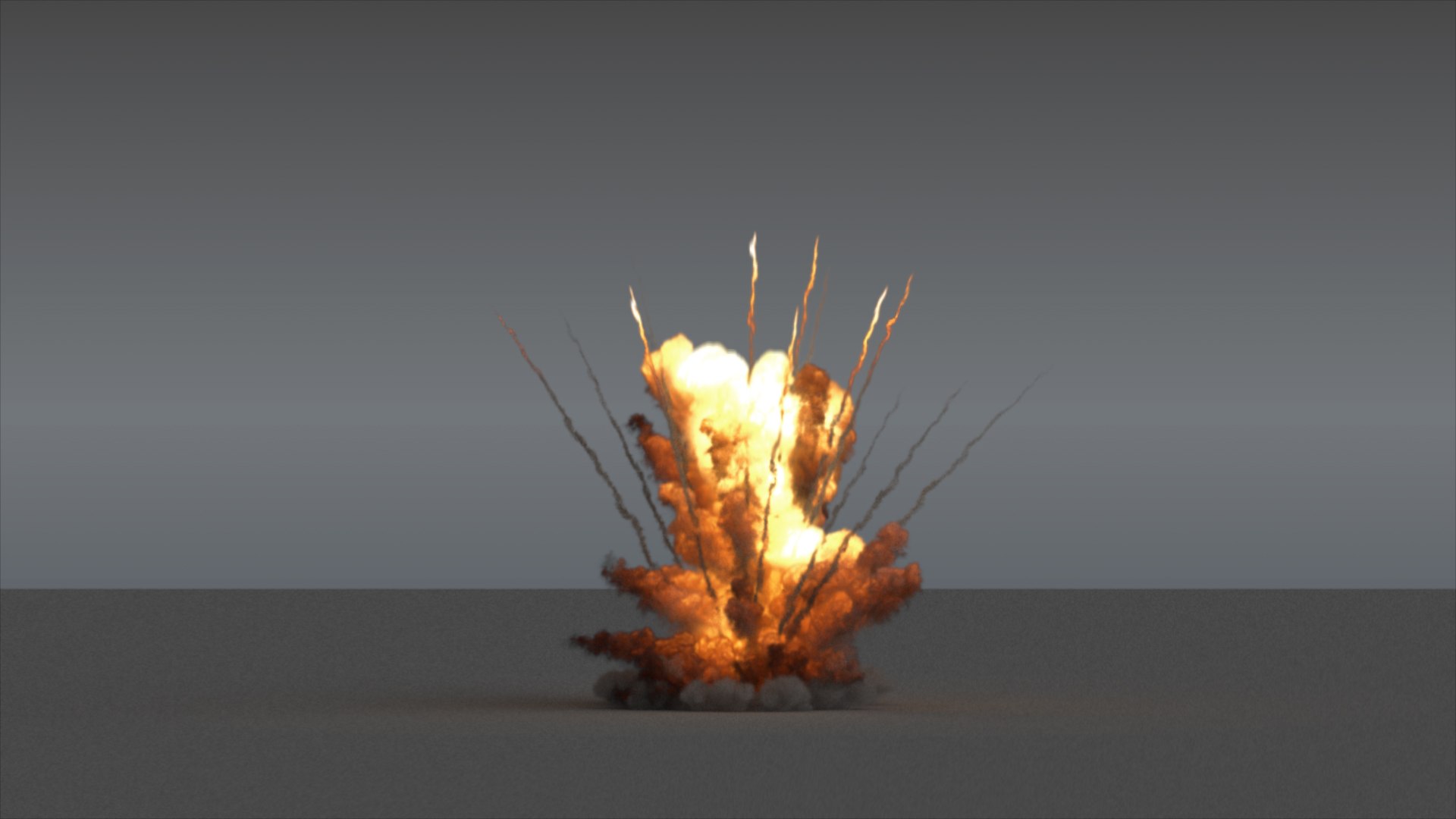 Ground Explosion Trails 04 - Vdb 3D Model - TurboSquid 2228249