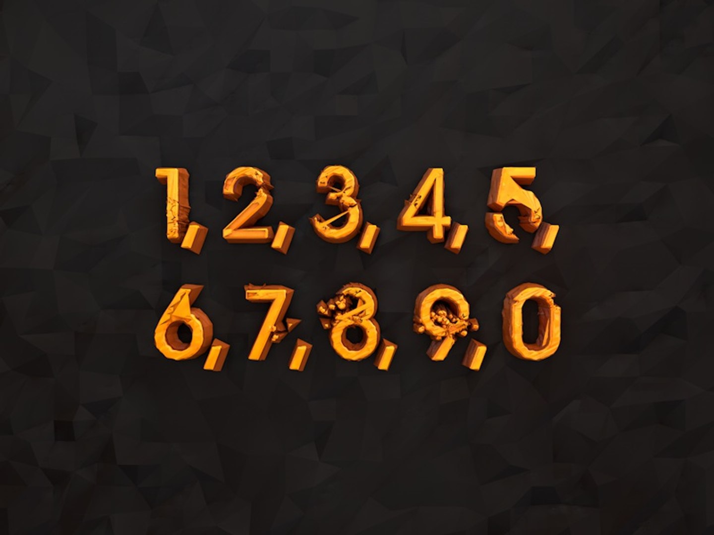 Text Setups 3d Model