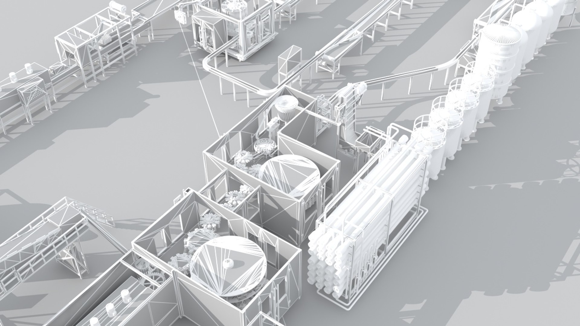 Production Line 3D Model - TurboSquid 2123434