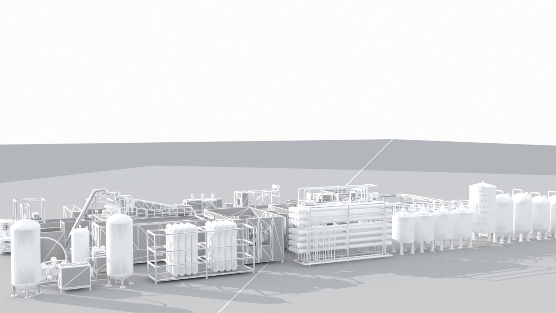 Production Line 3D Model - TurboSquid 2123434