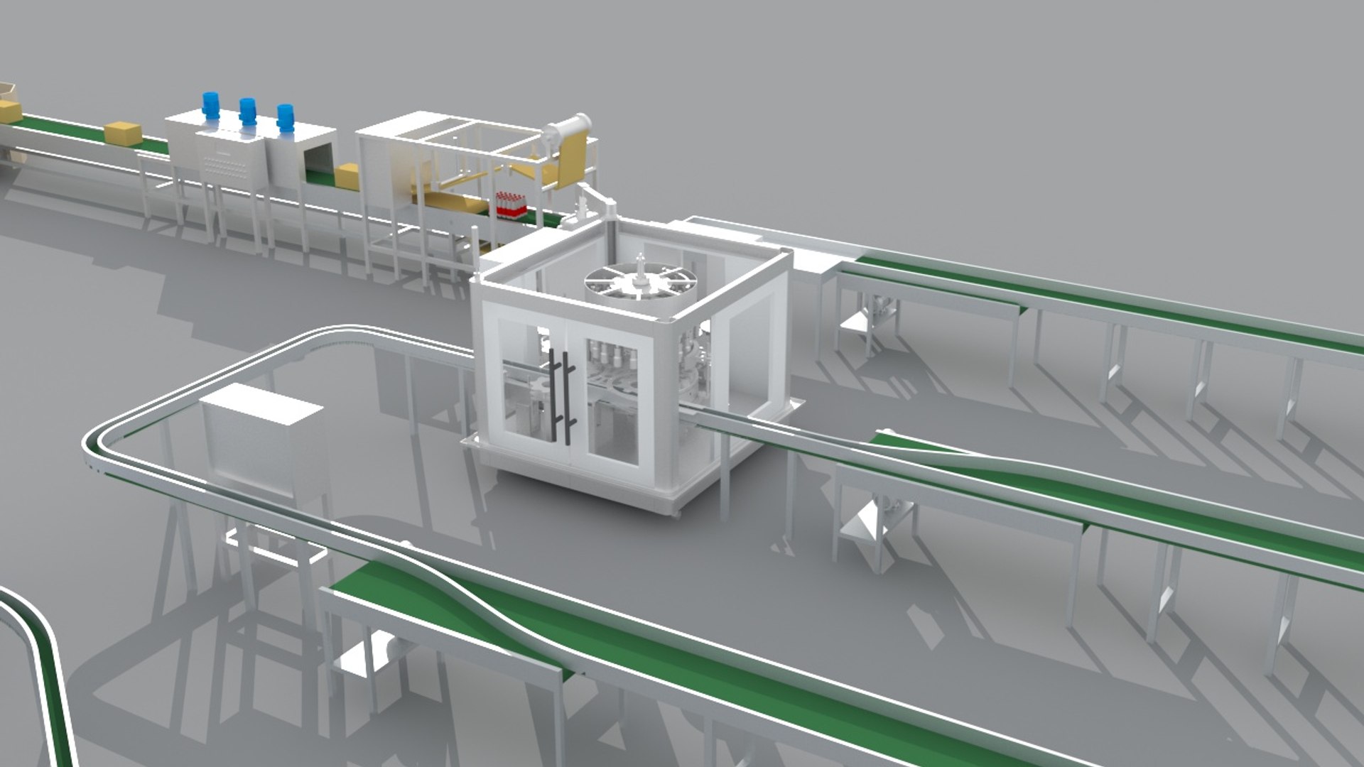 Production Line 3D Model - TurboSquid 2123434