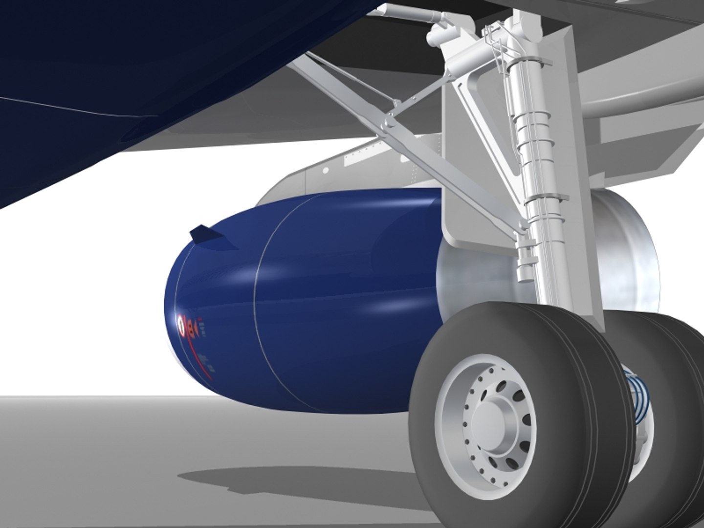 3d Model Of Airbus A321 British Airways