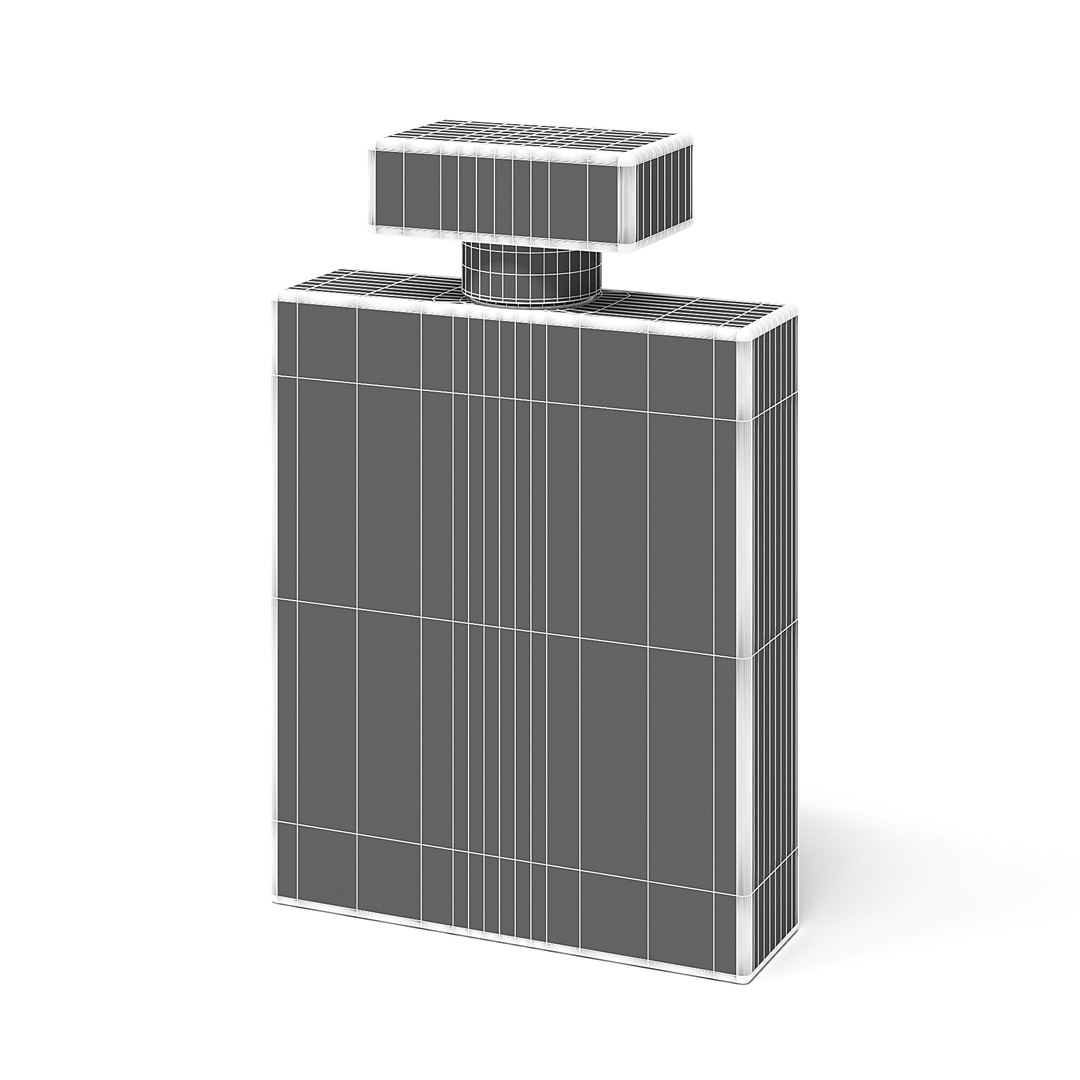Perfume Black Rectangular 3D Model - TurboSquid 1514081