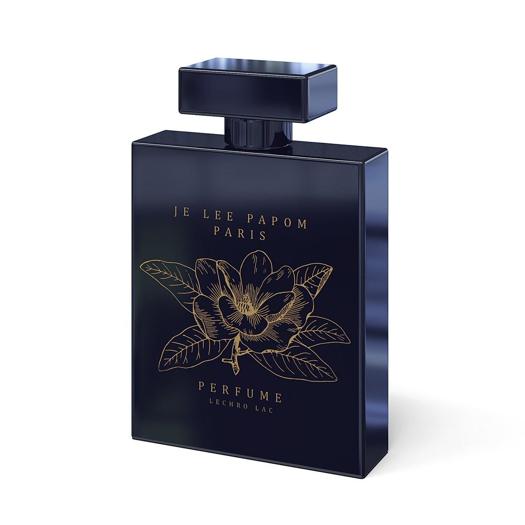 Perfume Black Rectangular 3D Model - TurboSquid 1514081