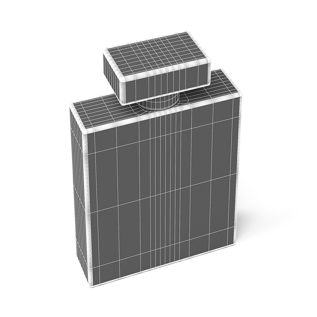 Perfume Black Rectangular 3D Model - TurboSquid 1514081