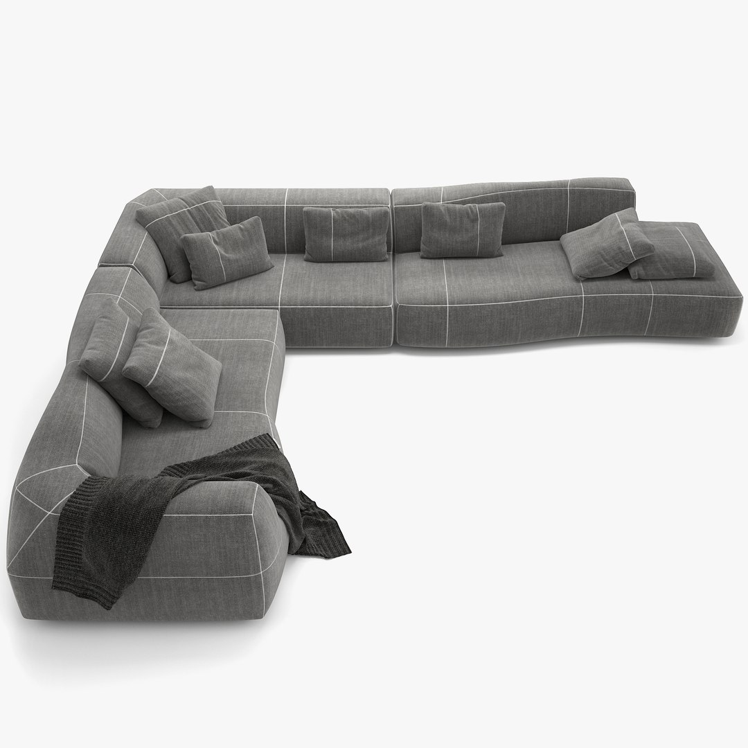 Bend Sofa 3d Model