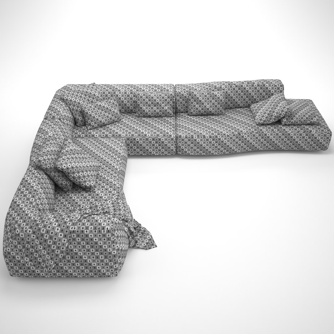 Bend Sofa 3d Model