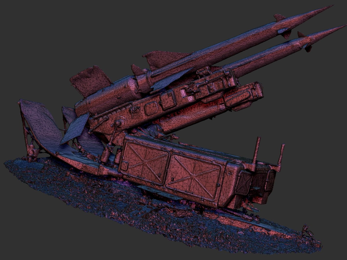 3D War Rocket Launchers Scan Pack - TurboSquid 1970826