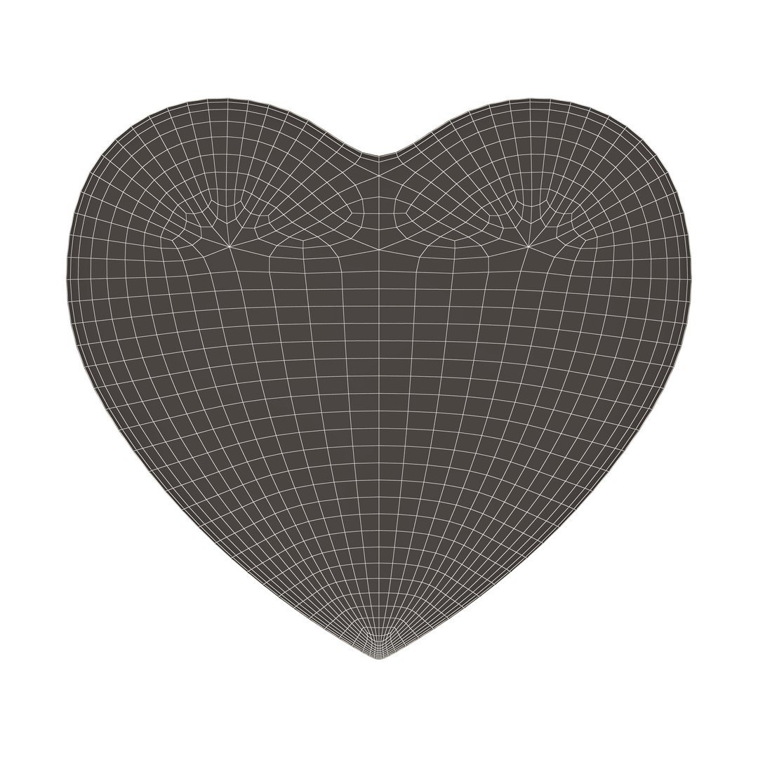 Red Heart Emoji 3D Model - TurboSquid 2029209