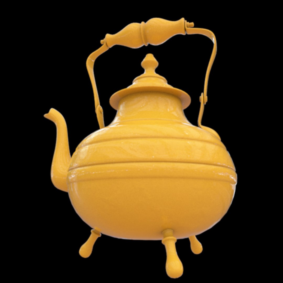 C4d Tea Pot Vitorian