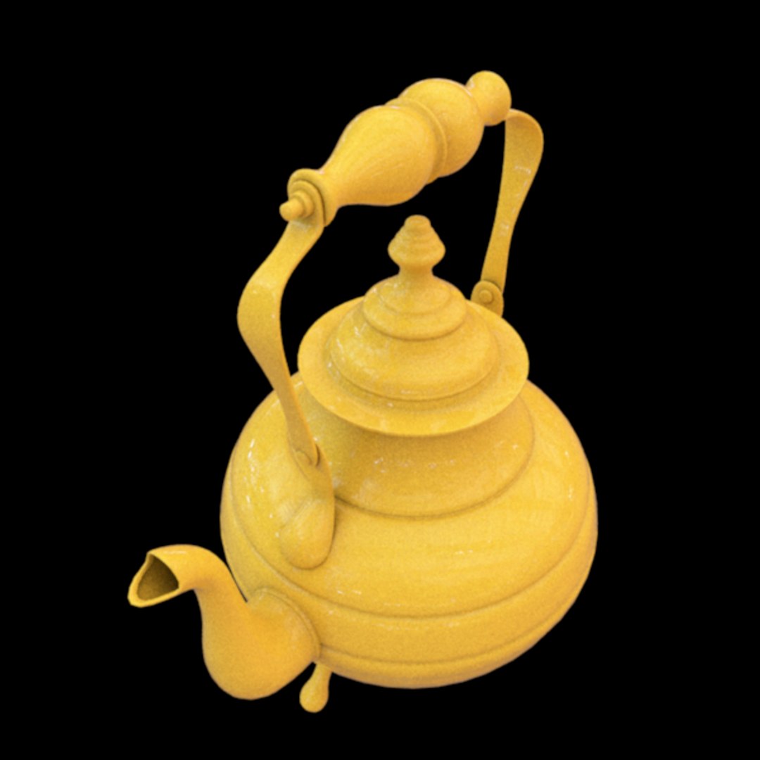 C4d Tea Pot Vitorian