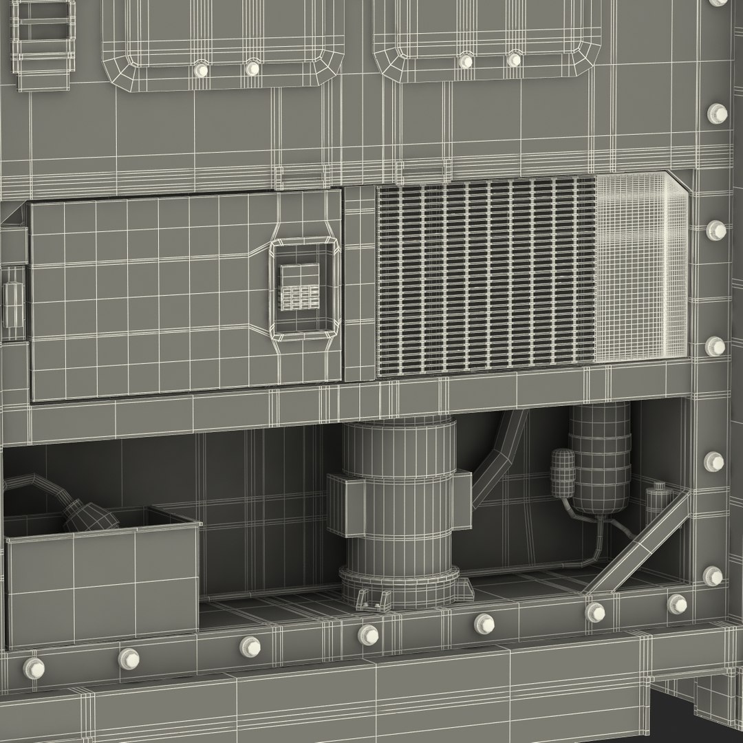 C4d Iso Refrigerated Container Blue