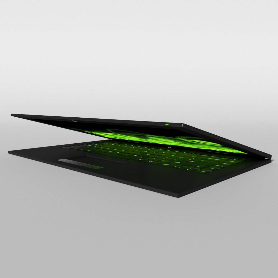 3d Model Gaming Laptop