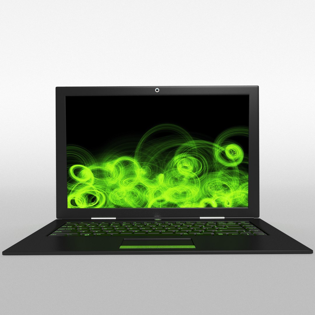 3d Model Gaming Laptop