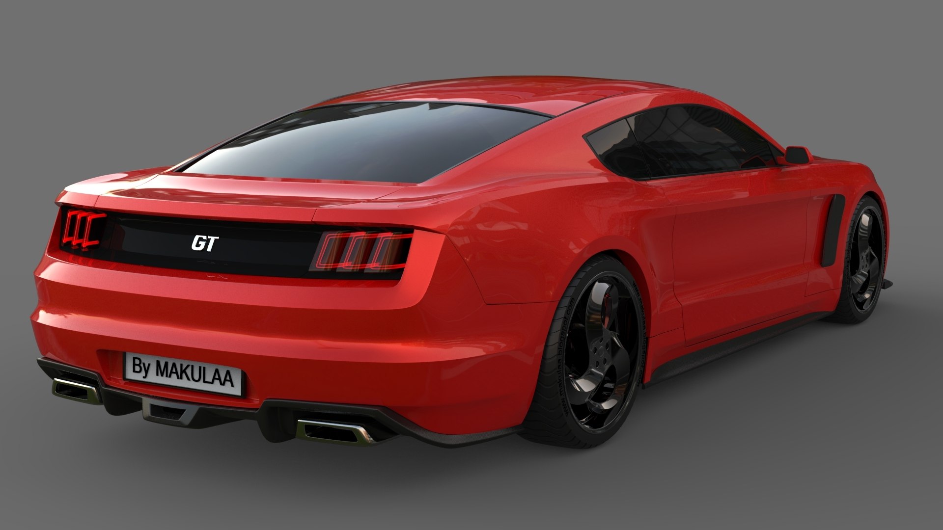 Concept Mustang Gt 3D Model - TurboSquid 1281883