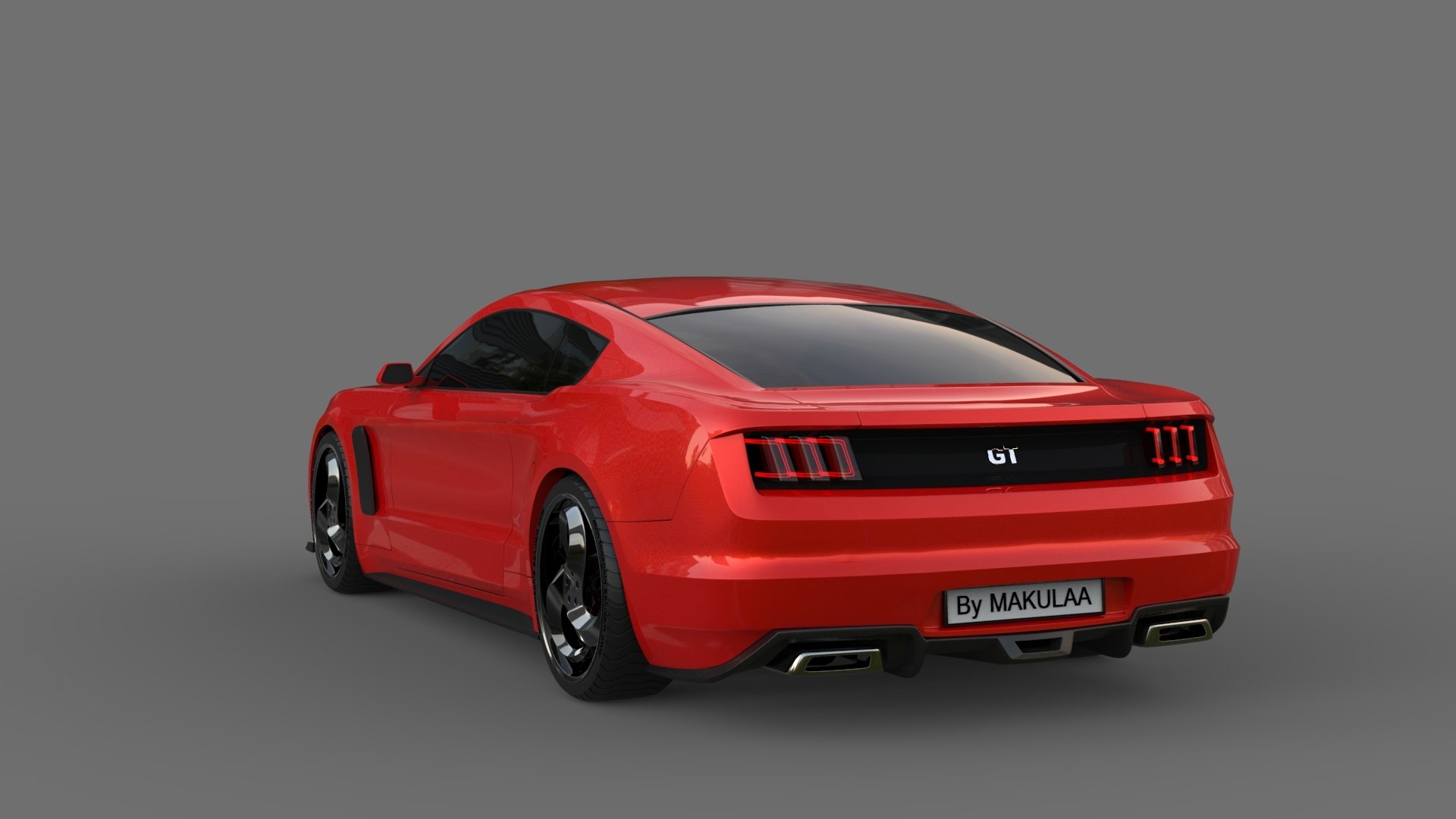 Concept Mustang Gt 3D Model - TurboSquid 1281883