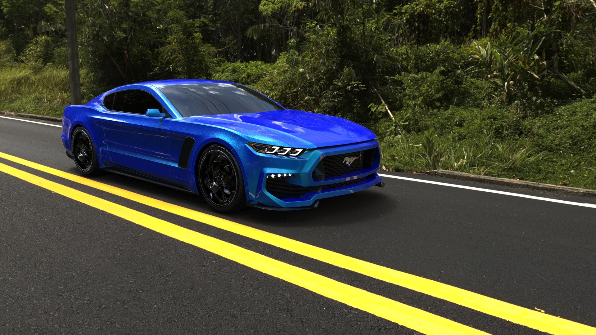 Concept Mustang Gt 3D Model - TurboSquid 1281883