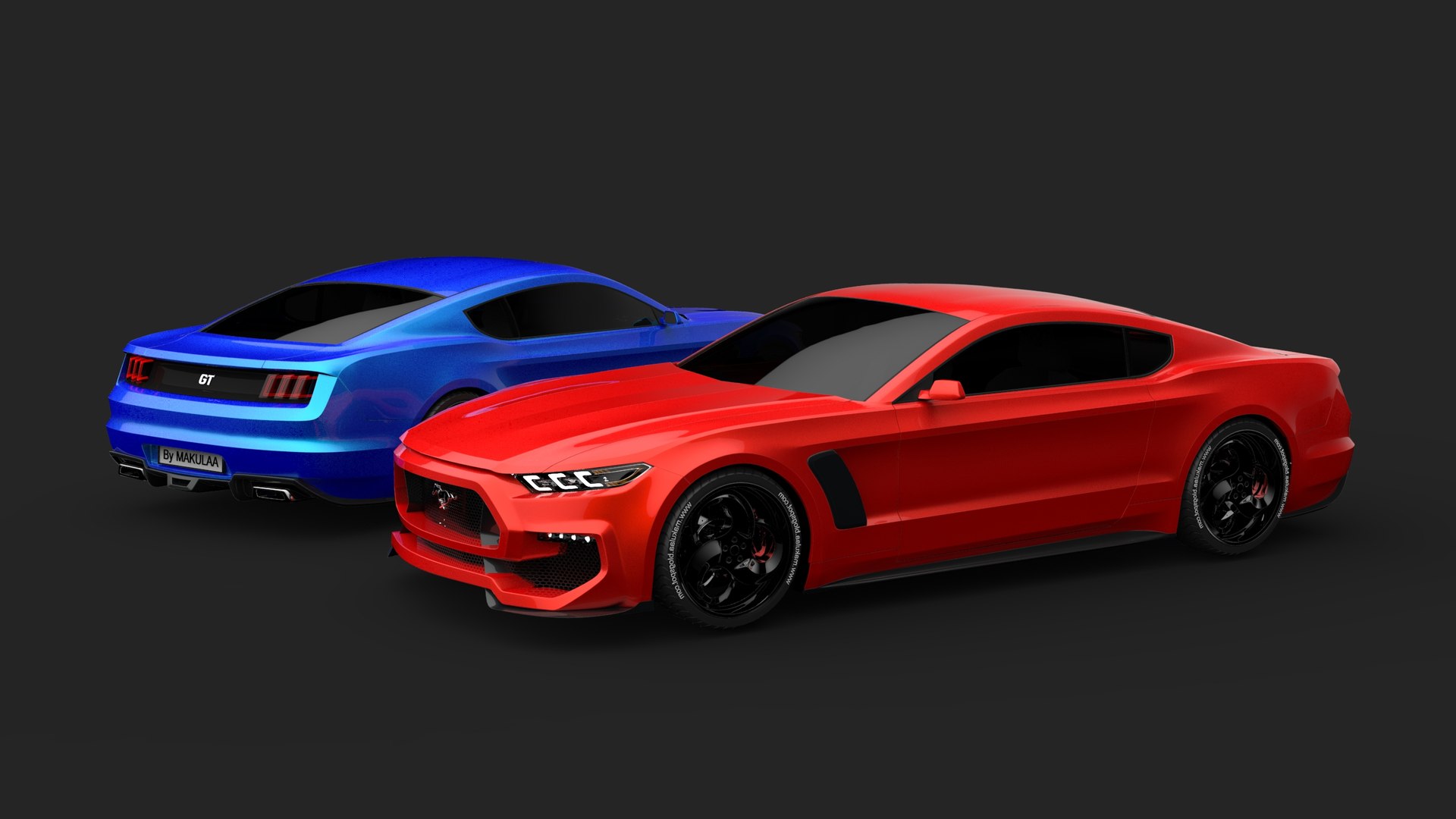 Concept Mustang Gt 3D Model - TurboSquid 1281883