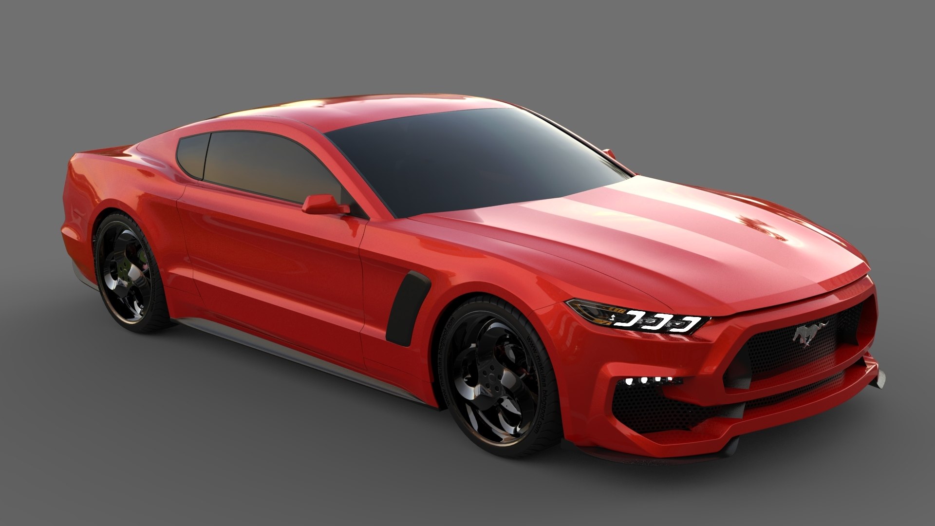 Concept Mustang Gt 3D Model - TurboSquid 1281883