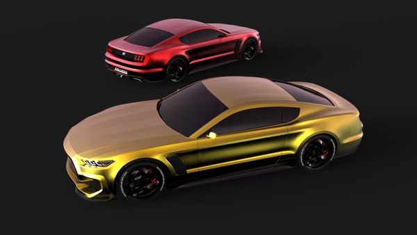 Concept mustang gt 3D model - TurboSquid 1281883