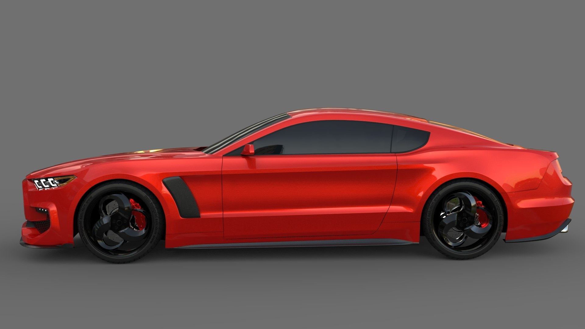 Concept Mustang Gt 3D Model - TurboSquid 1281883