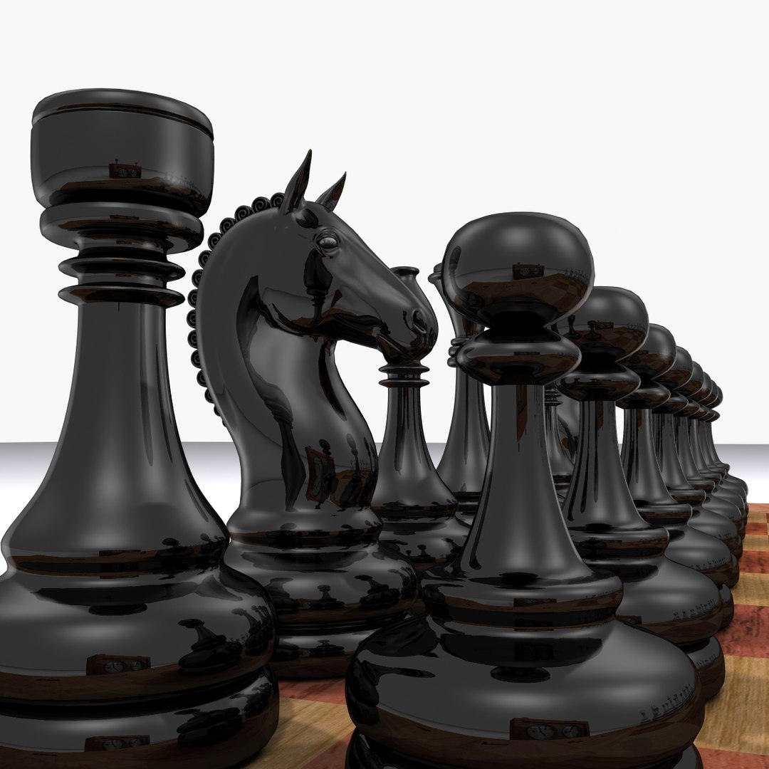 3ds Max Realistic Chess Set Ultimate