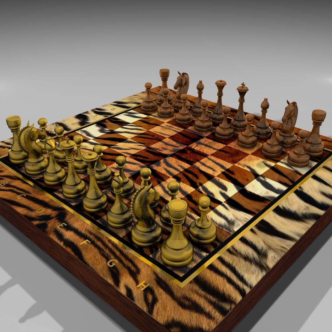 3ds Max Realistic Chess Set Ultimate