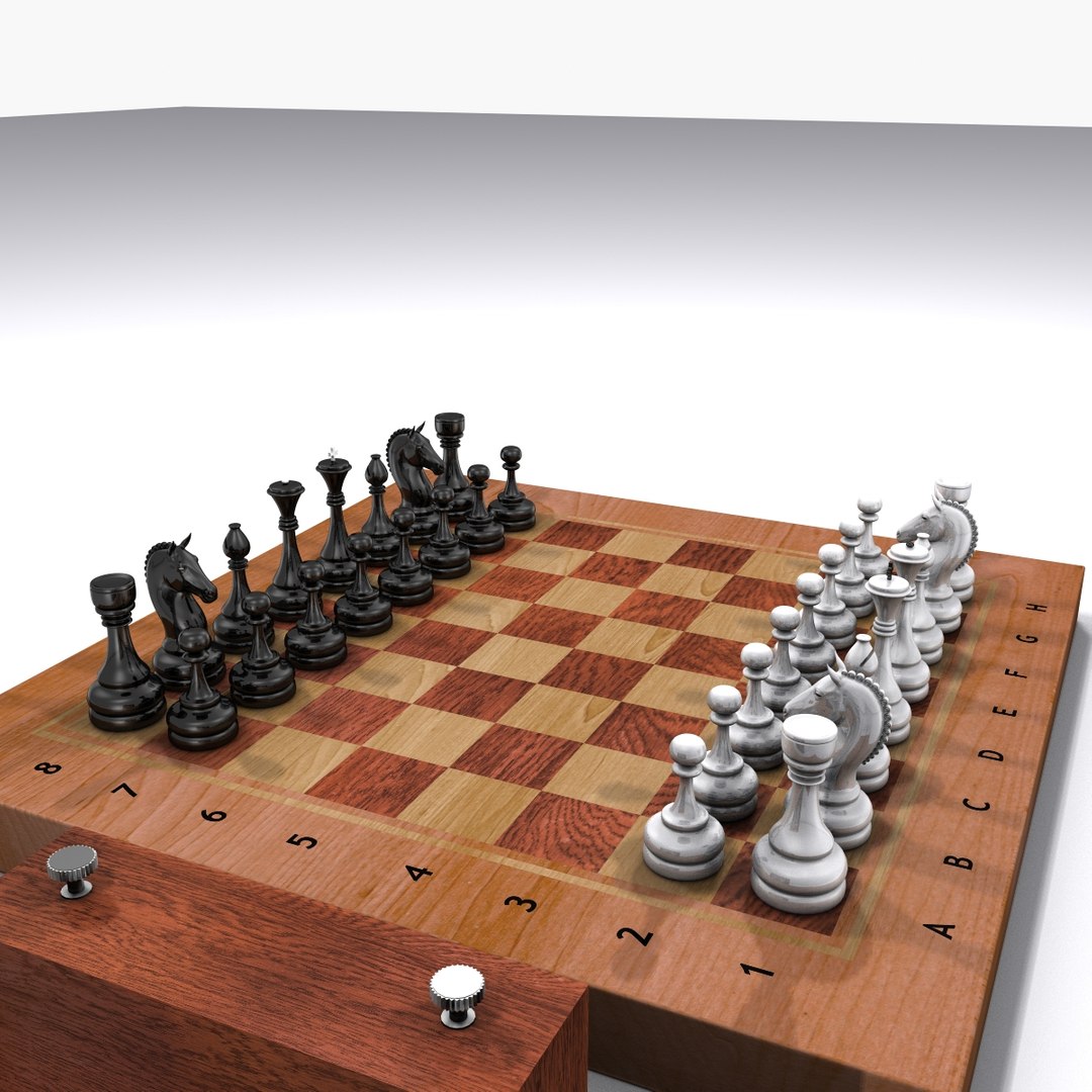 3ds Max Realistic Chess Set Ultimate