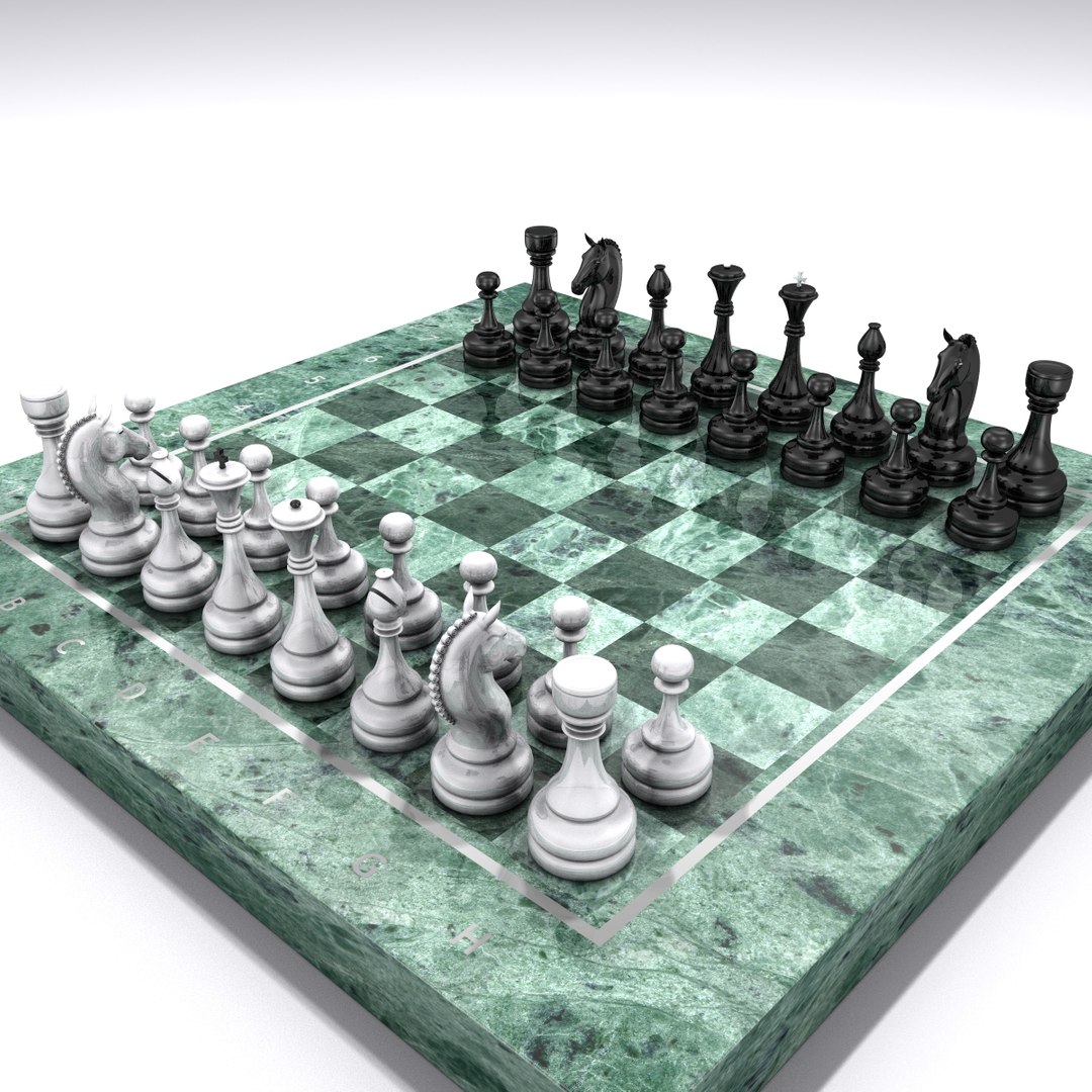 3ds Max Realistic Chess Set Ultimate