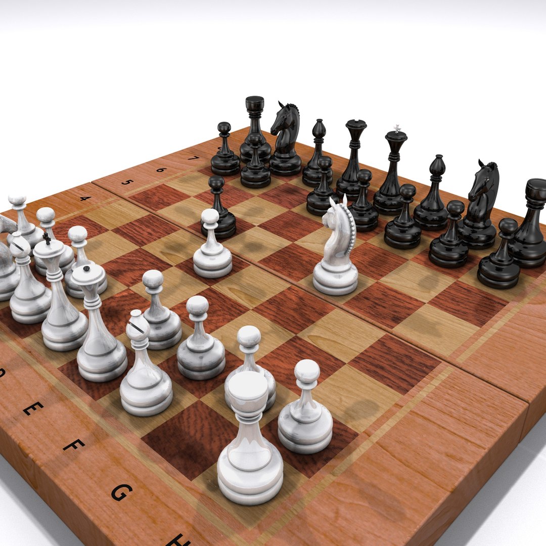 3ds Max Realistic Chess Set Ultimate
