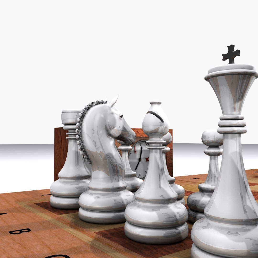 3ds Max Realistic Chess Set Ultimate