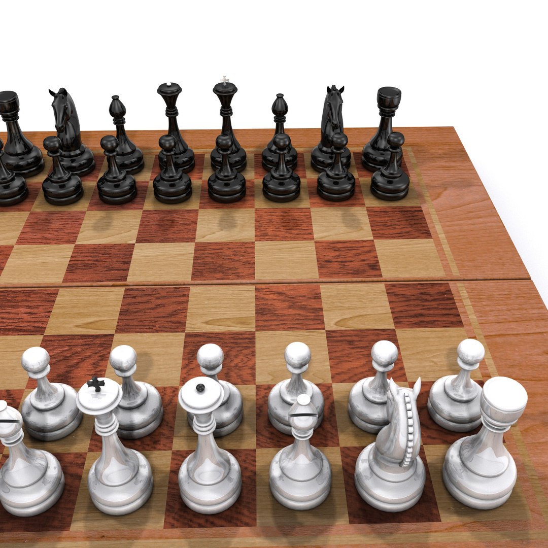 3ds Max Realistic Chess Set Ultimate