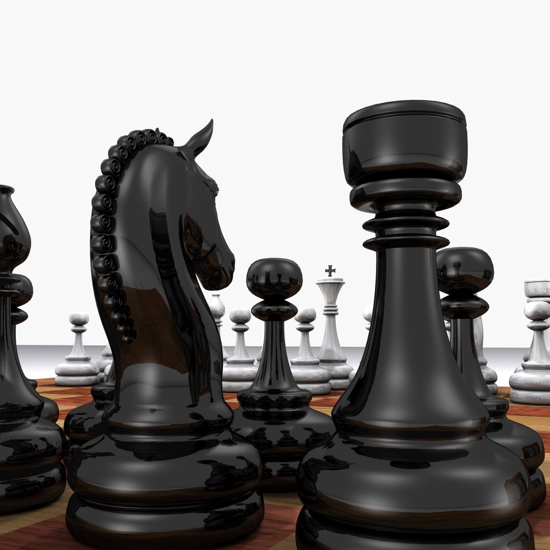 3ds Max Realistic Chess Set Ultimate