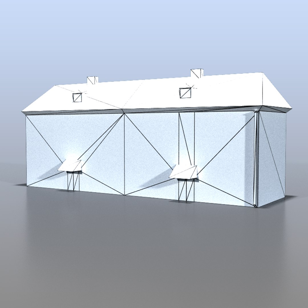 3d House Russia Model