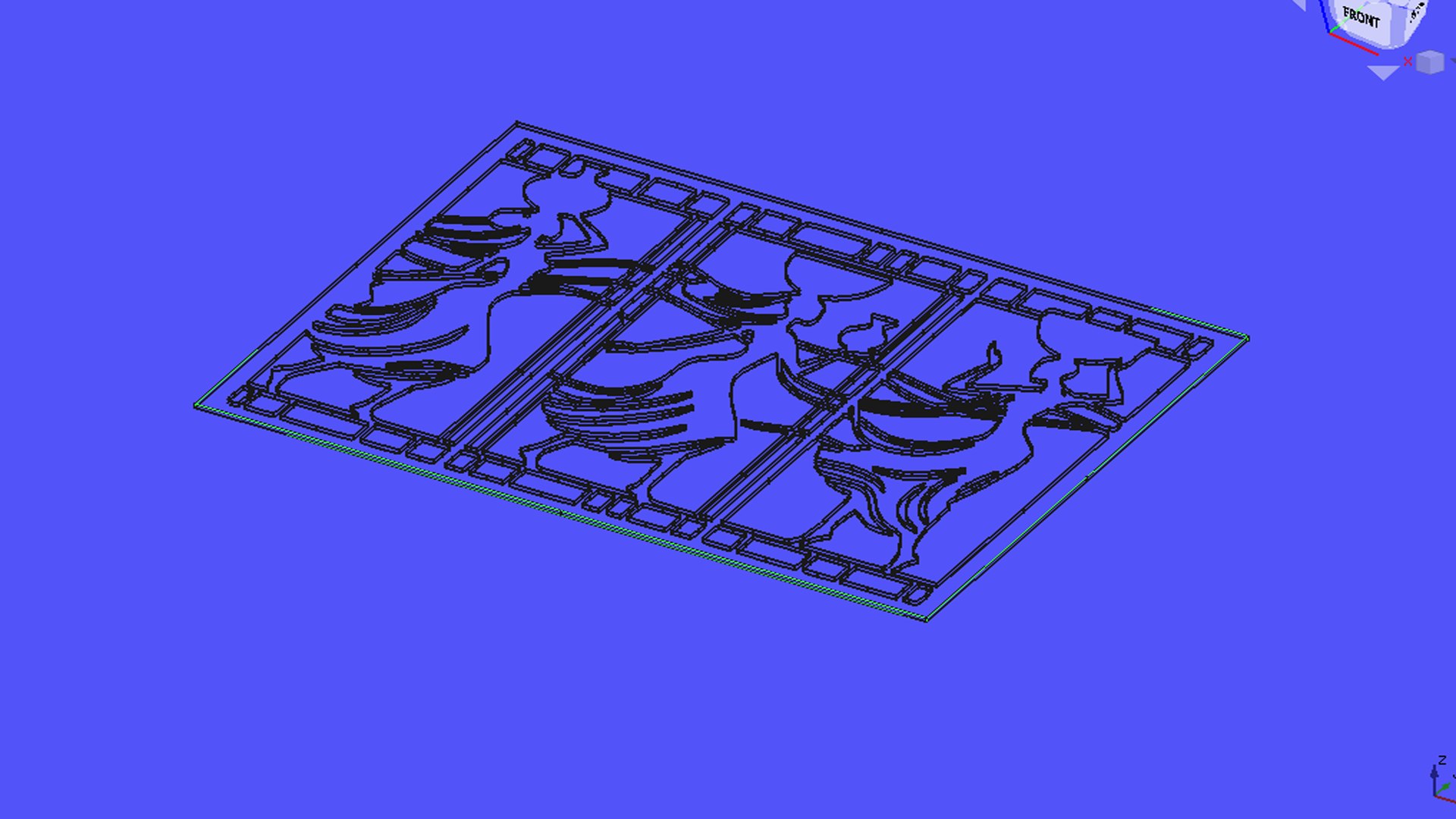 3D African Women Wall Decor - 3D Printable Laser Cut Vector Art ...